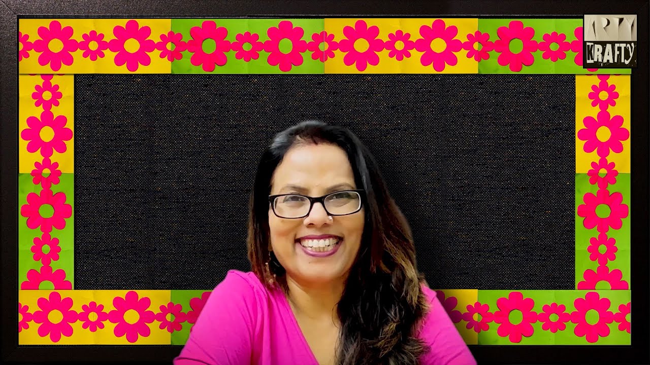 Unique FLORAL Design for Bulletin Board | Student's Project | Student's ...