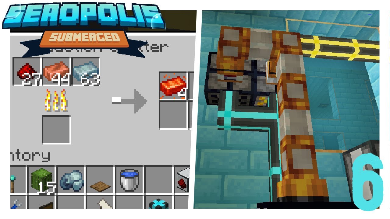Making Steam Power & A New Ingot - Ep6 - Seaopolis: Submerged ...
