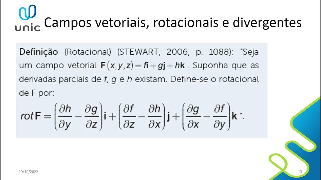 2 Calculo vetorial: Campos vetoriais, rotacionais e divergentes - YouTube
