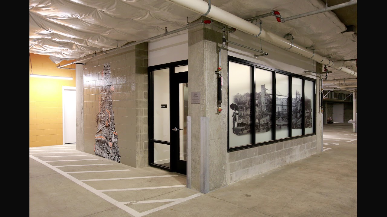 Mural Art Tour: Cadence Apartments Elevator Vestibule - YouTube