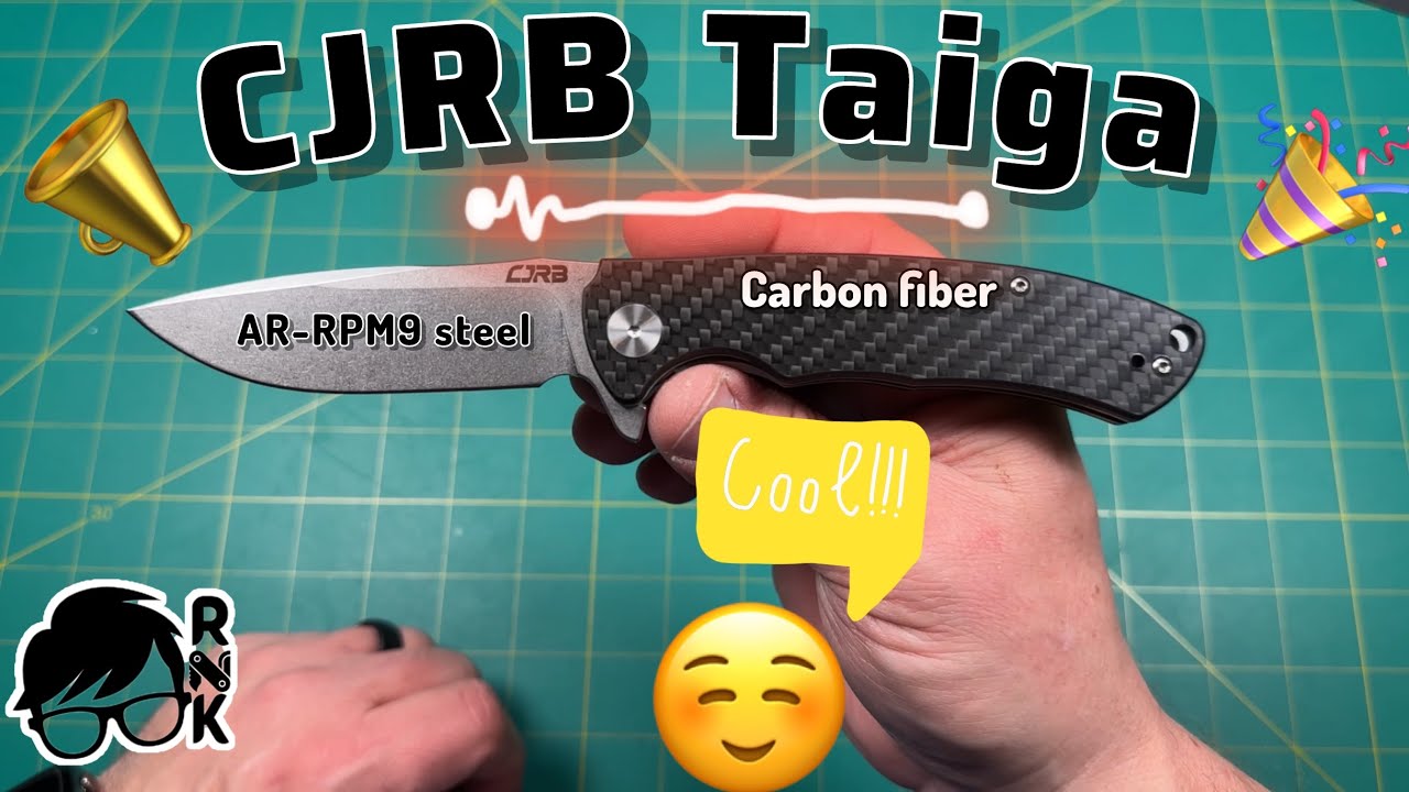 Unboxing a CJRB linerlock & flipper Taiga knife… I’m excited about this ...