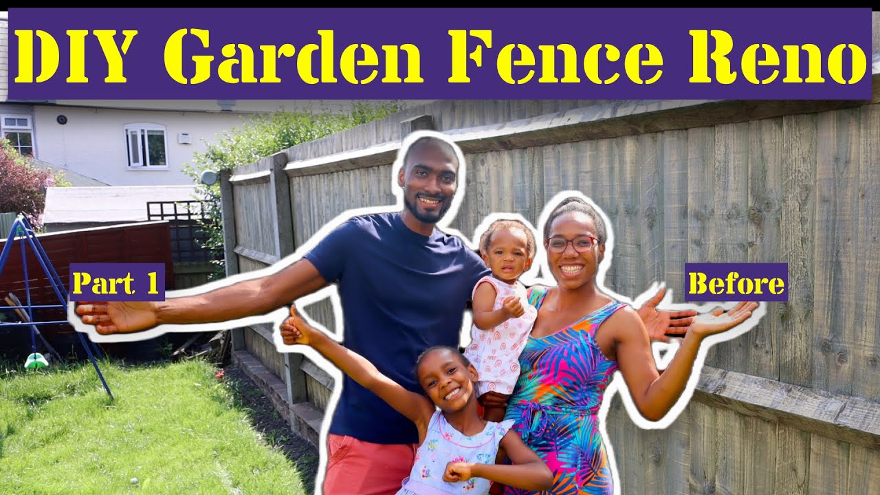 Our DIY Garden Up-cycle fence paint Renovation | Part 1 - YouTube
