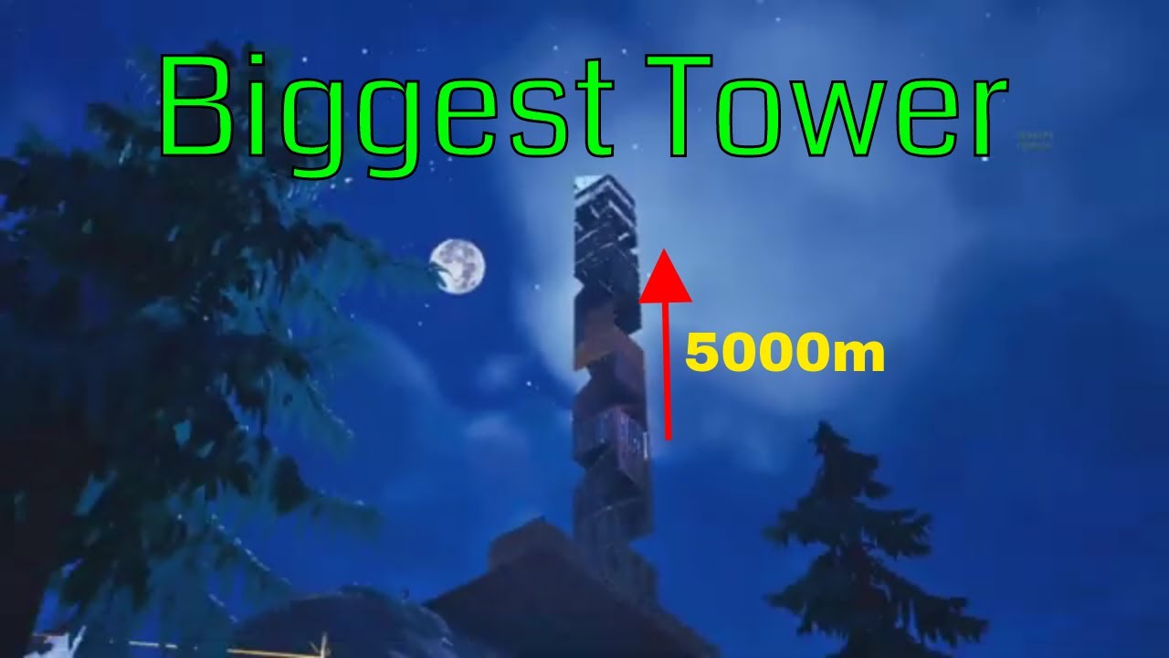 WE BUILT THE BIGGEST TOWER IN FORTNITE! - YouTube