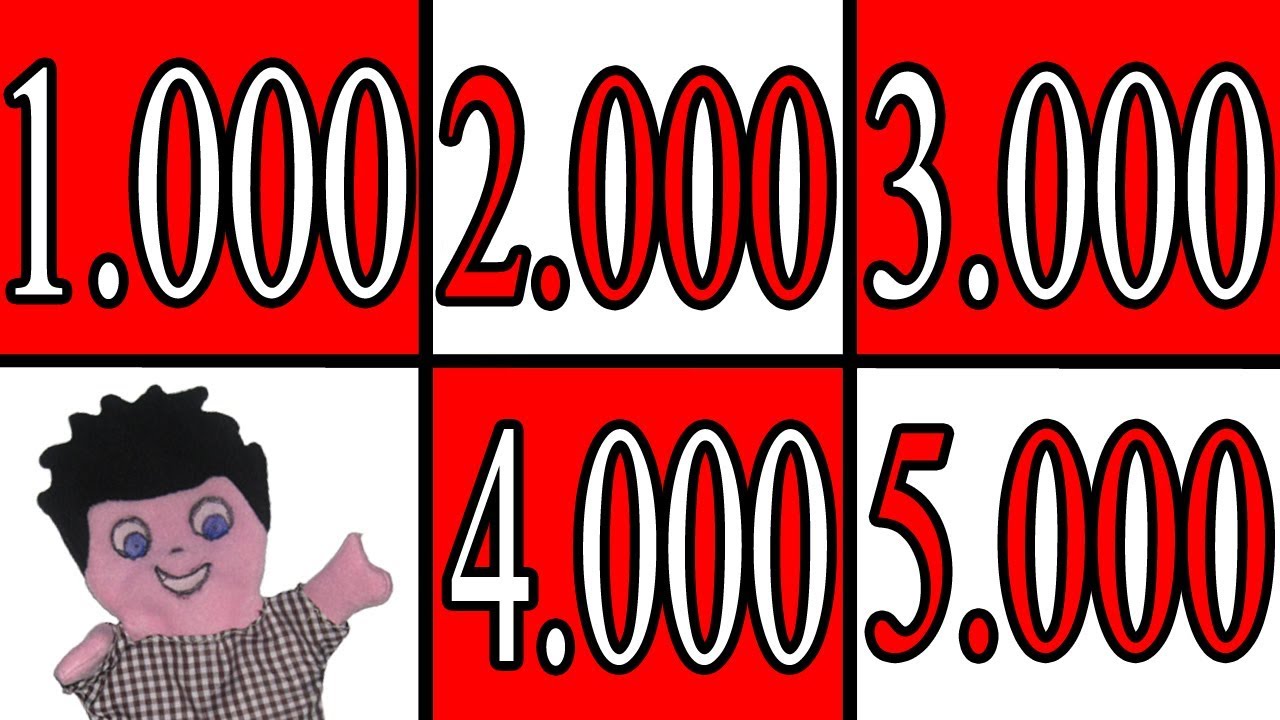 Los Numeros Del 1 Al 1000