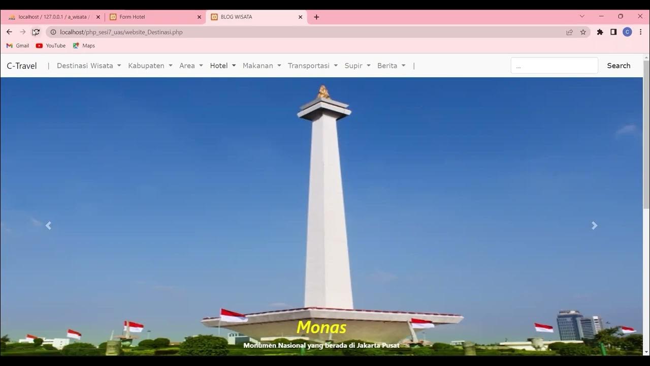 PRESENTASi PROJEK WEB DEVELOPMENT UAS - 825210089_CATHERINE - YouTube