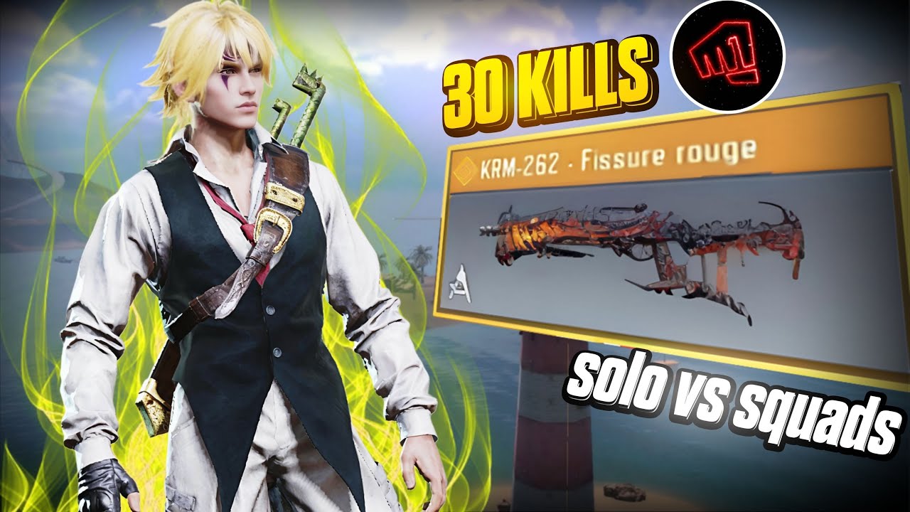 KRM-262-Red Fissure | MELIODAS | 30 KILLS SOLO SQUAD | CODM Battle ...