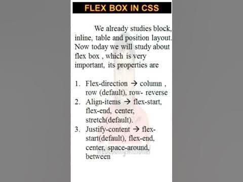 FLEX BOX IN CSS 3 in Urdu/Hindi | Web Coding With Bilal - YouTube
