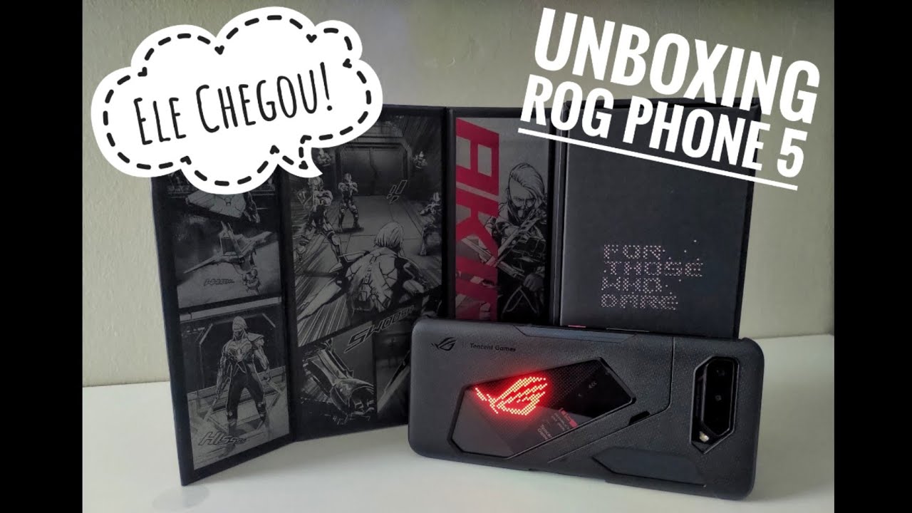 Asus Rog Phone 5: o melhor “computador” gamer de bolso! Unboxing ...