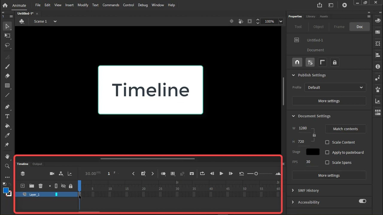 Intro to Adobe Animate 2022: Interface and Keyframes - YouTube