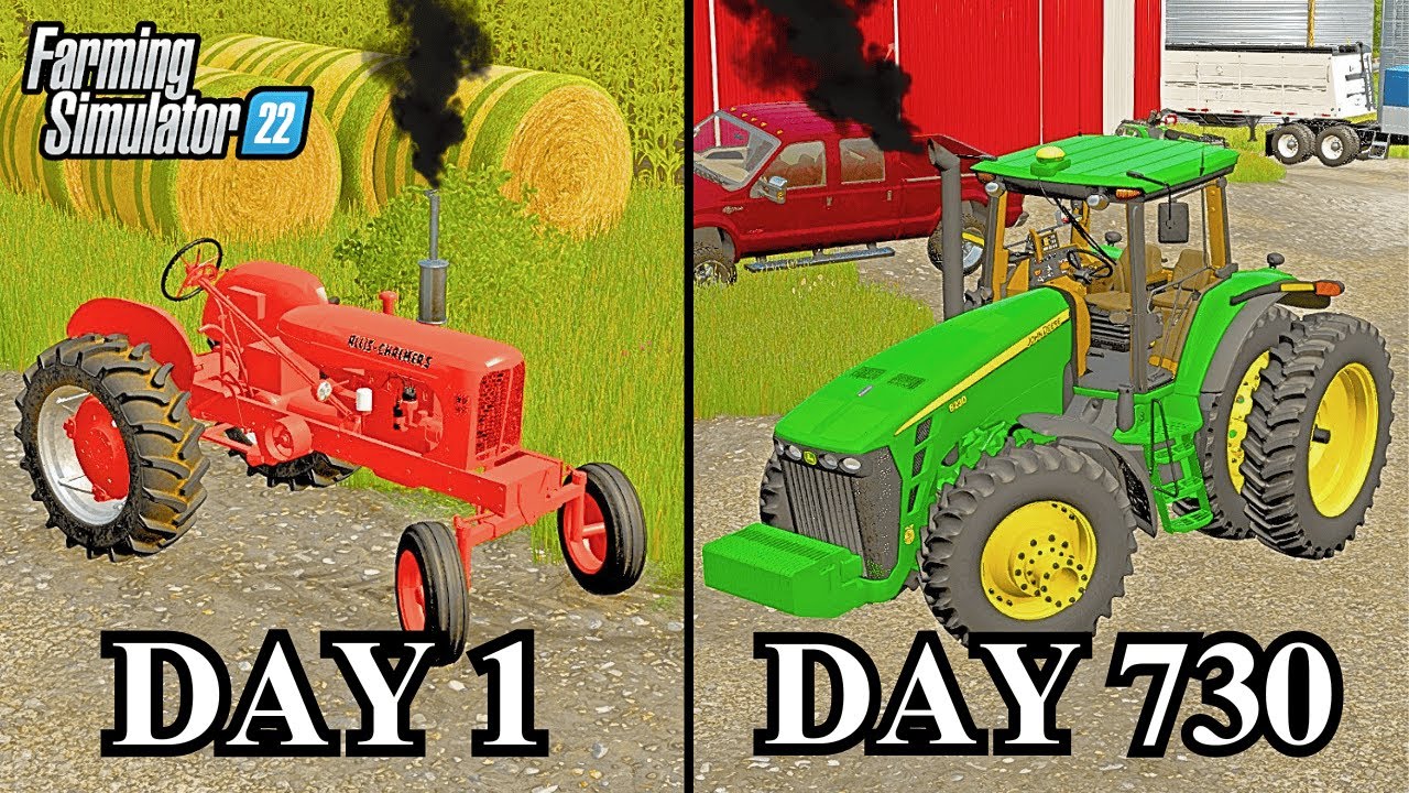 730 Days of Farming until I’m a MILLIONAIRE!! | Farming Simulator - YouTube