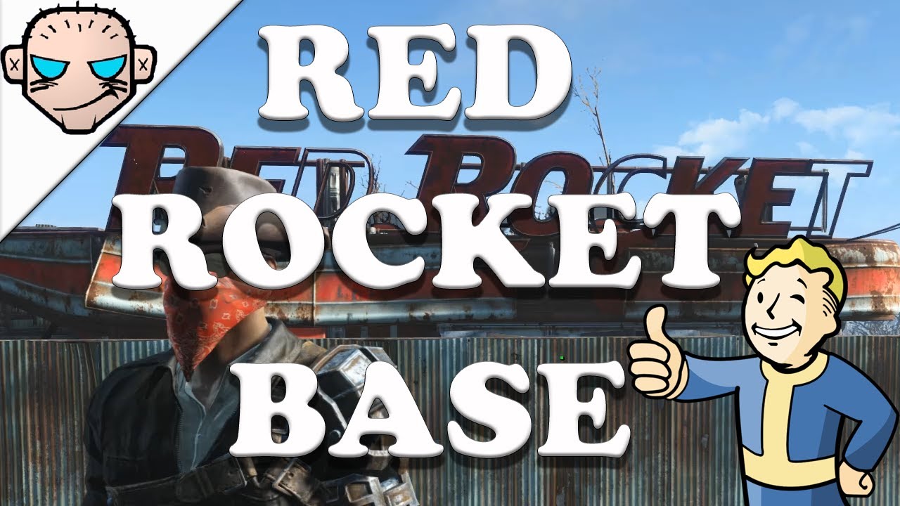 Fallout 4 Red Rocket truck stop base Second Version(READ DESCRIPTION ...
