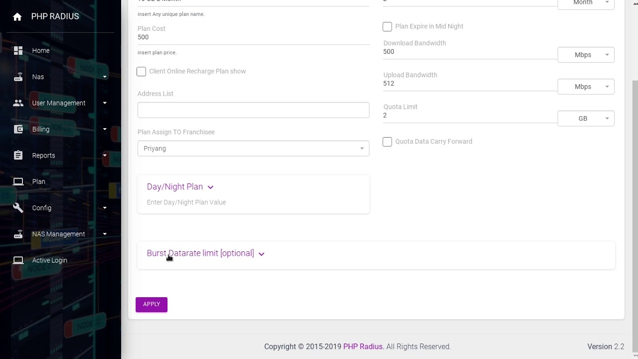 How to Create new quota based (limited) plan | PHP Radius - YouTube