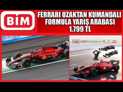 FERRARI 1:24 UZAKTAN KUMANDALI FORMULA YARIŞ ARABASI 02 OCAK CUMA BİM'DE 1.799 TL #reklam