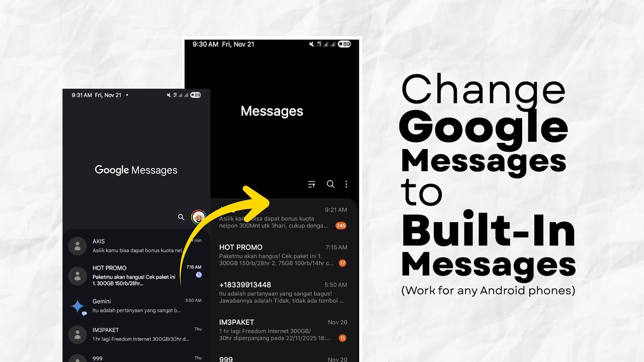 How to Change Google Messages to Your Phone’s Default SMS App on ...