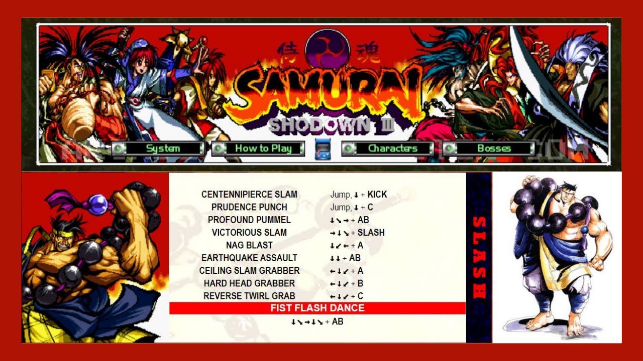 SAMURAI SHODOWN III - (ARCADE) - GAIRA / SLASH - LEVEL 8 - PLAYTHROUGH ...