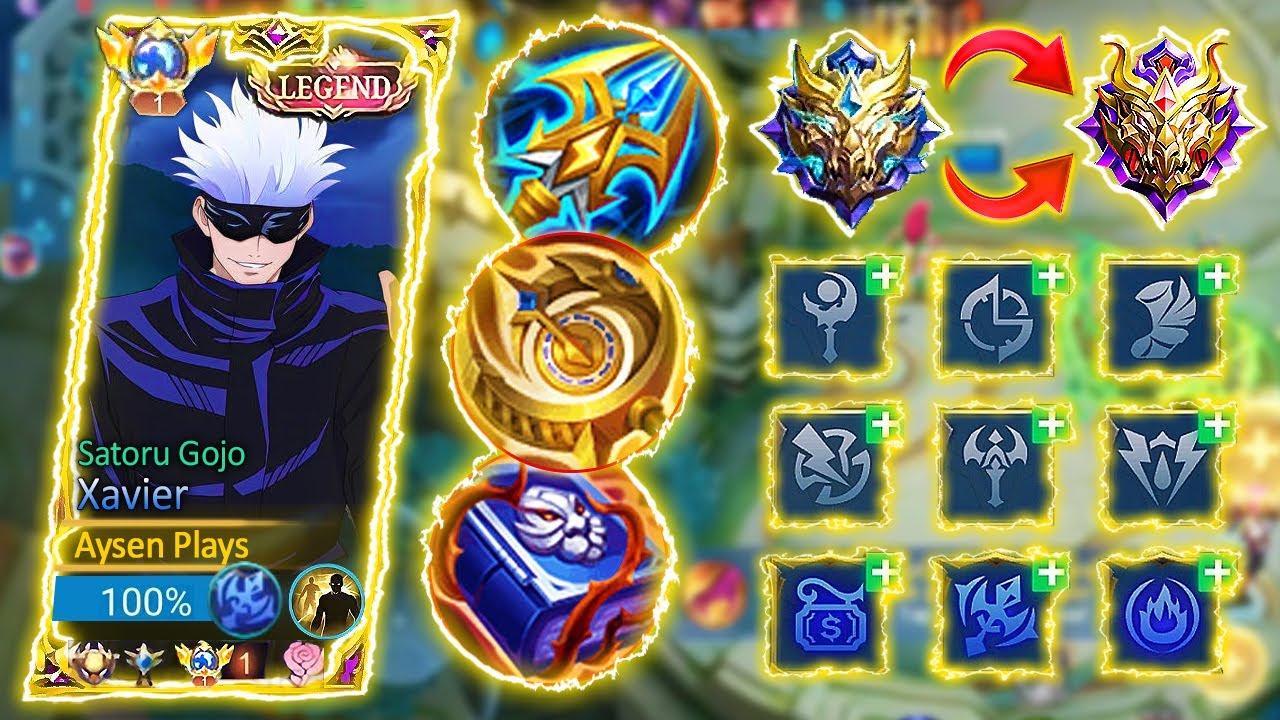 MOONTON THANKYOU FOR NEW XAVIER ONE SHOT BUILD | XAVIER NEW BEST BUILD ...