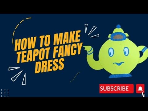 How to make Teapot fancy dress competition /@Rakshitharakshanooty - YouTube