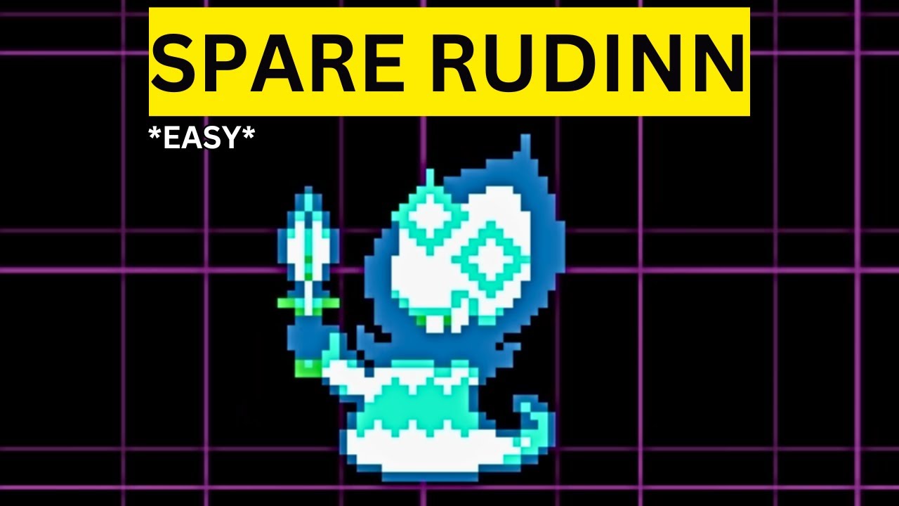 How To Spare Rudinn in Deltarune(EASY) - YouTube