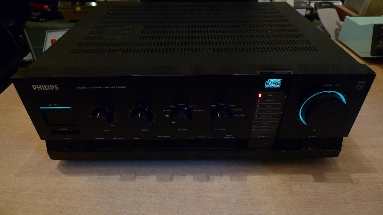 Philips - FA 960 Stereo Integrated Amplifier... (1986) - YouTube