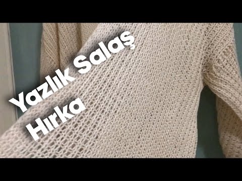 Bayanlar İçin  Mevsimlik❌Yazlık Salaş Hırka Yapımı ✨💃🏻