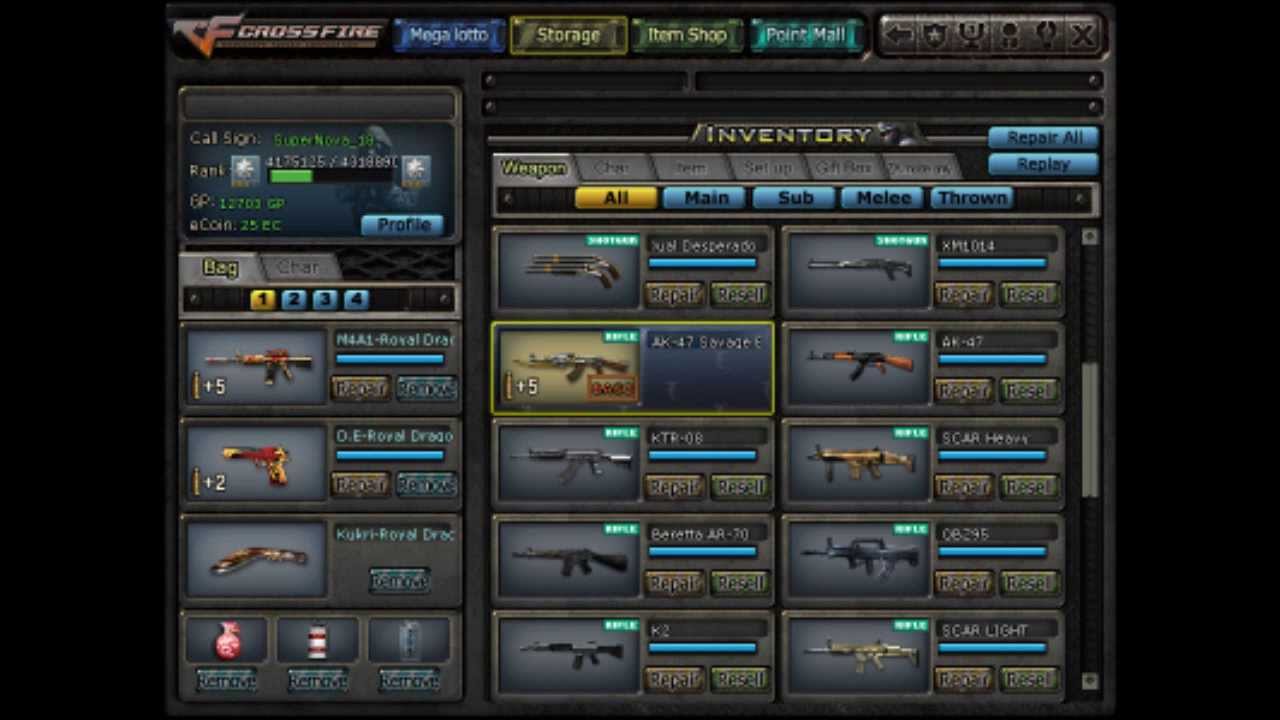 Crossfire fantasy storage SuperNova_18 (lieutenant colonel) - YouTube