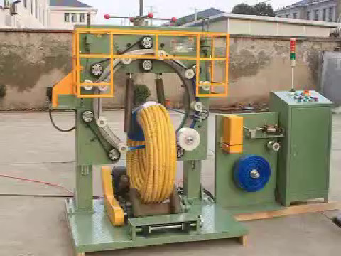 hose packing machine & pipe wrapping machine - YouTube