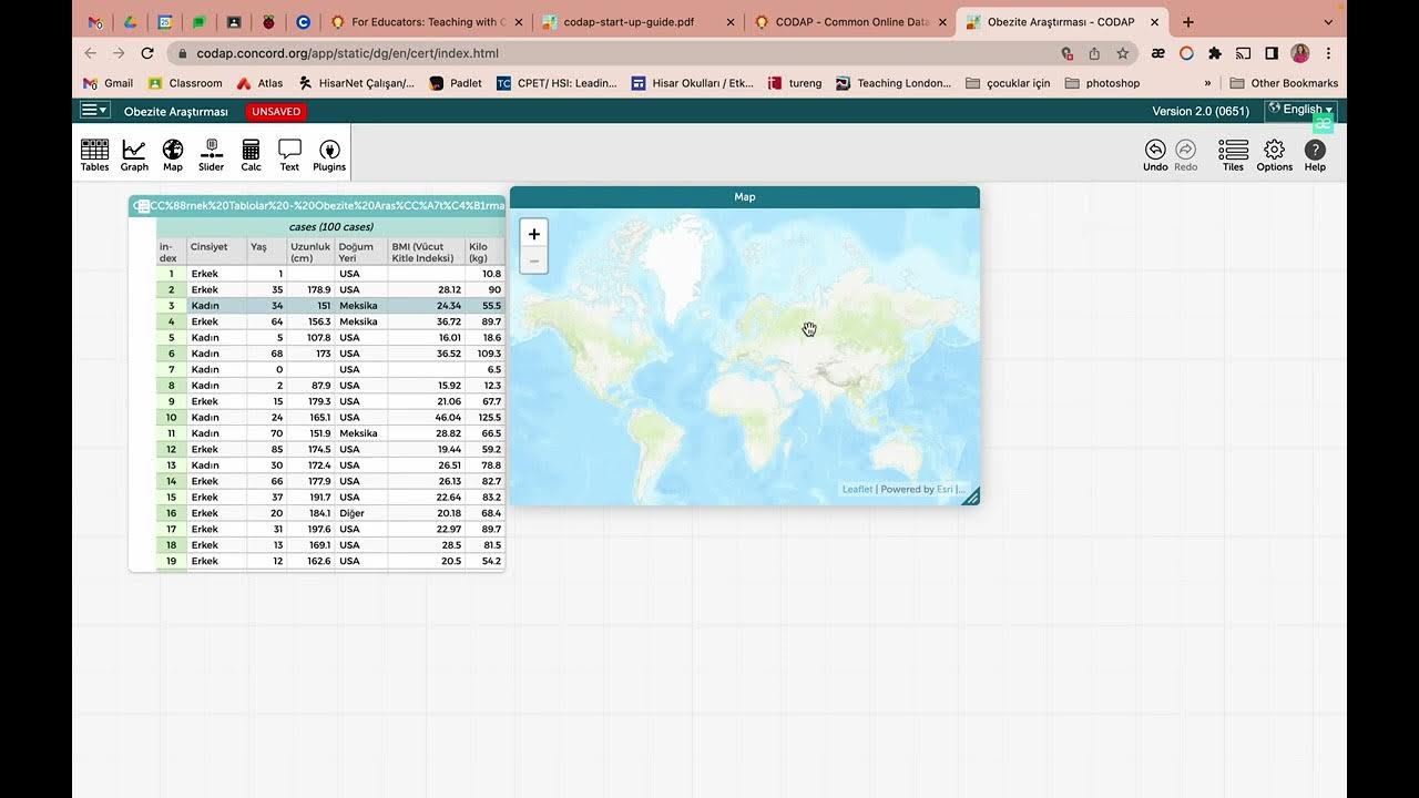 4. CODAP : Arayüzü Tanıyalım - YouTube
