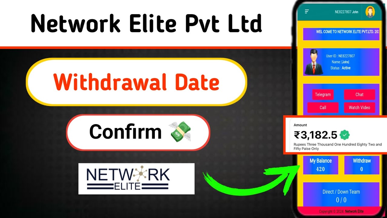 Network Elite pvt Ltd |Network Elite Real or fake |Network Elite update ...