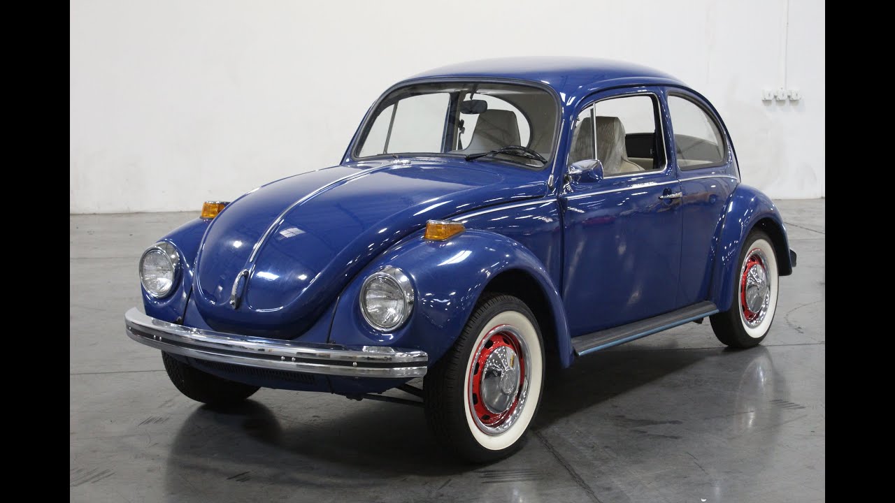1972 Volkswagen Super Beetle Stock 1246-SCT - YouTube