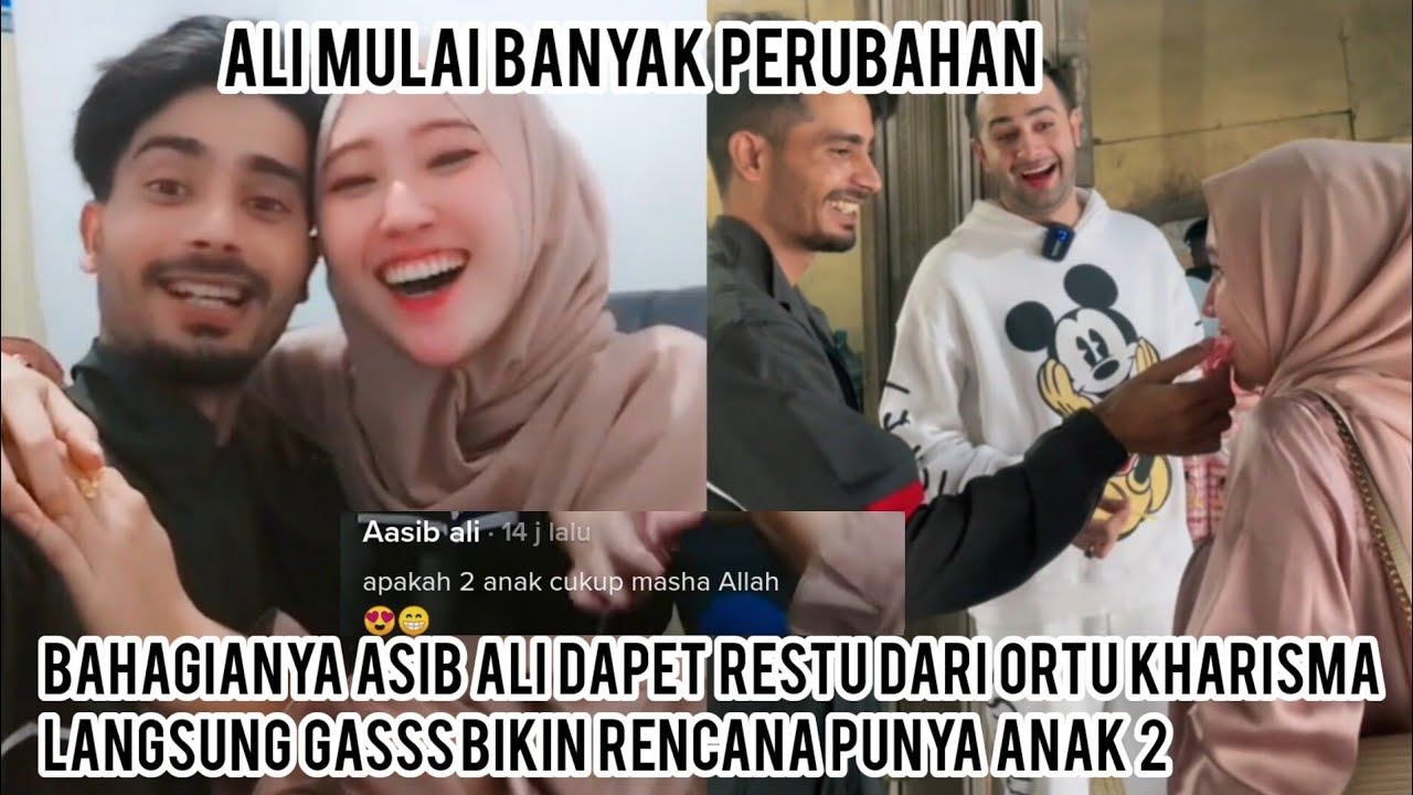 ASIB ALI MENDAPATKAN RESTU DARI ORTU KHARISMA LANGSUNG BIKIN RENCANA PUNYA ANAK 2. ALI BUCIN ...