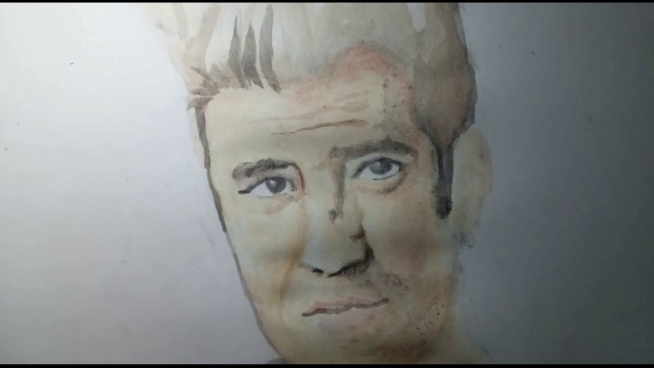 AURONPLAY I Dibujo y retrato con acuarela - YouTube