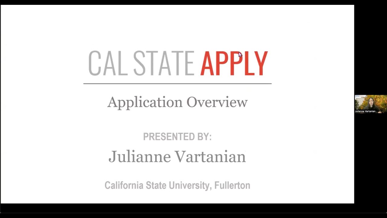 Cal State Apply Workshop for Transfer Students - YouTube