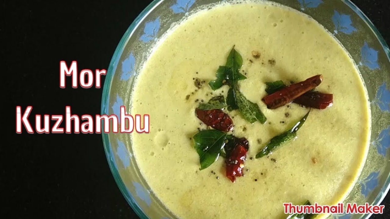 More Kulambu in Tamil / Mor Kuzhambu Recipe in Tamil / Kulambu ...