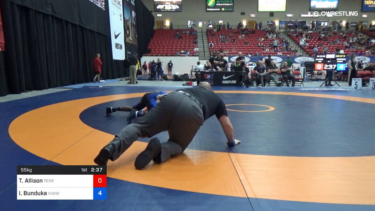 55 Kg Rnd Of 16 Terry Allison Terry Style Vs Ibrahim Bunduka Inland ...