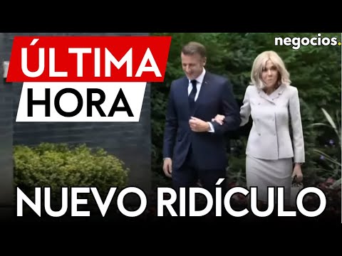 ÚLTIMA HORA | Nuevo ridículo para Macron: su esposa Brigitte le reprocha ante la prensa