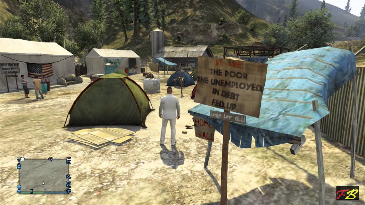 Gta V Homeless Area