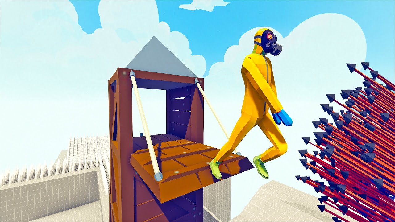 DEATH FALL FROM THE SIEGE TOWER | TABS - Totally Accurate Battle ...