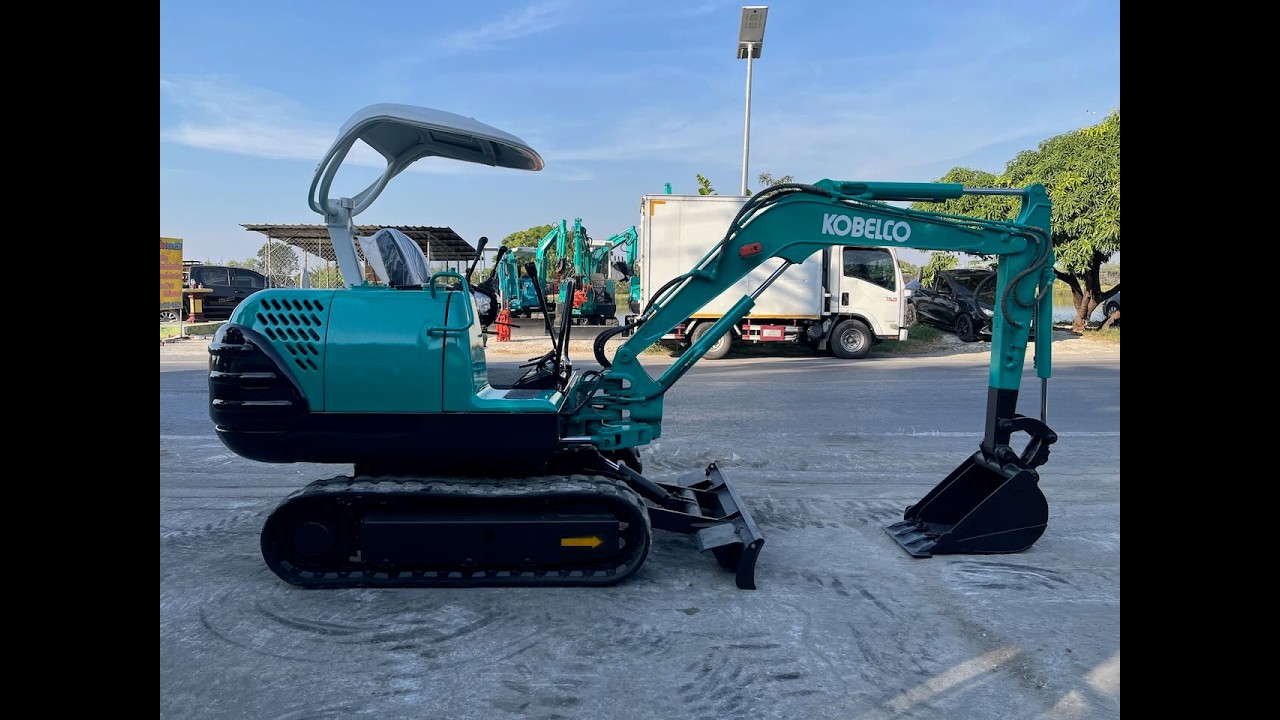 Kobelco SK025 ทำสีใหม่ ปั๊มนิ้ว คอนโทรลน้ำมัน เครื่องดี พร้อมใช้งาน ...