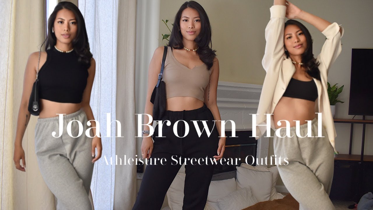 Joah Brown Clothing Haul | Chic Athleisure & Streetwear Looks | Laura Marquez - YouTube