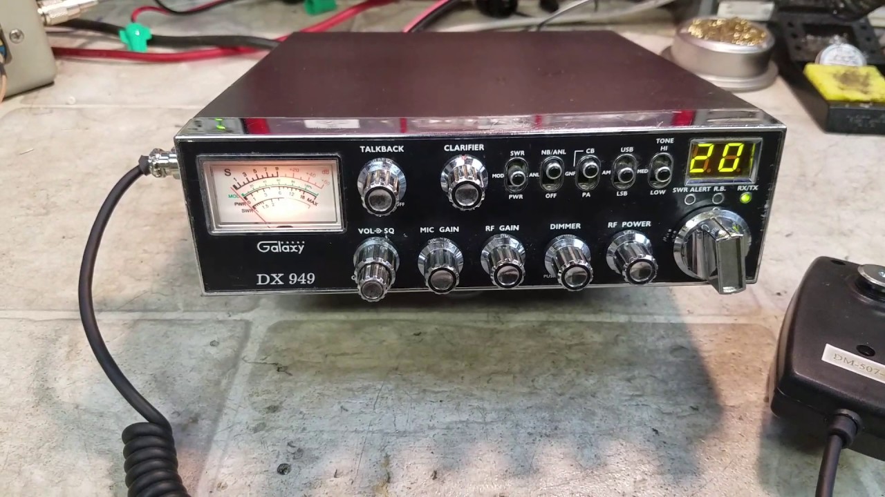 Galaxy DX 949 tune up report with rfx75 for Eric in TN - YouTube