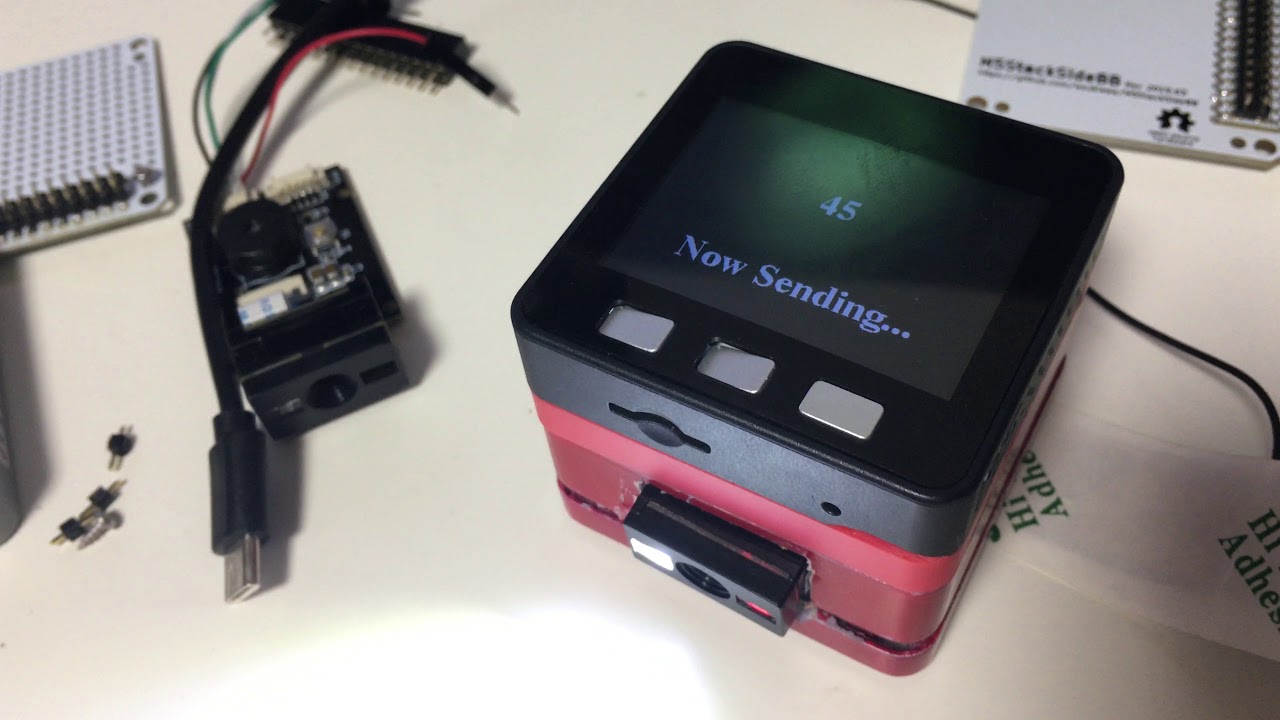 M5Stack QRリーダー2 - YouTube