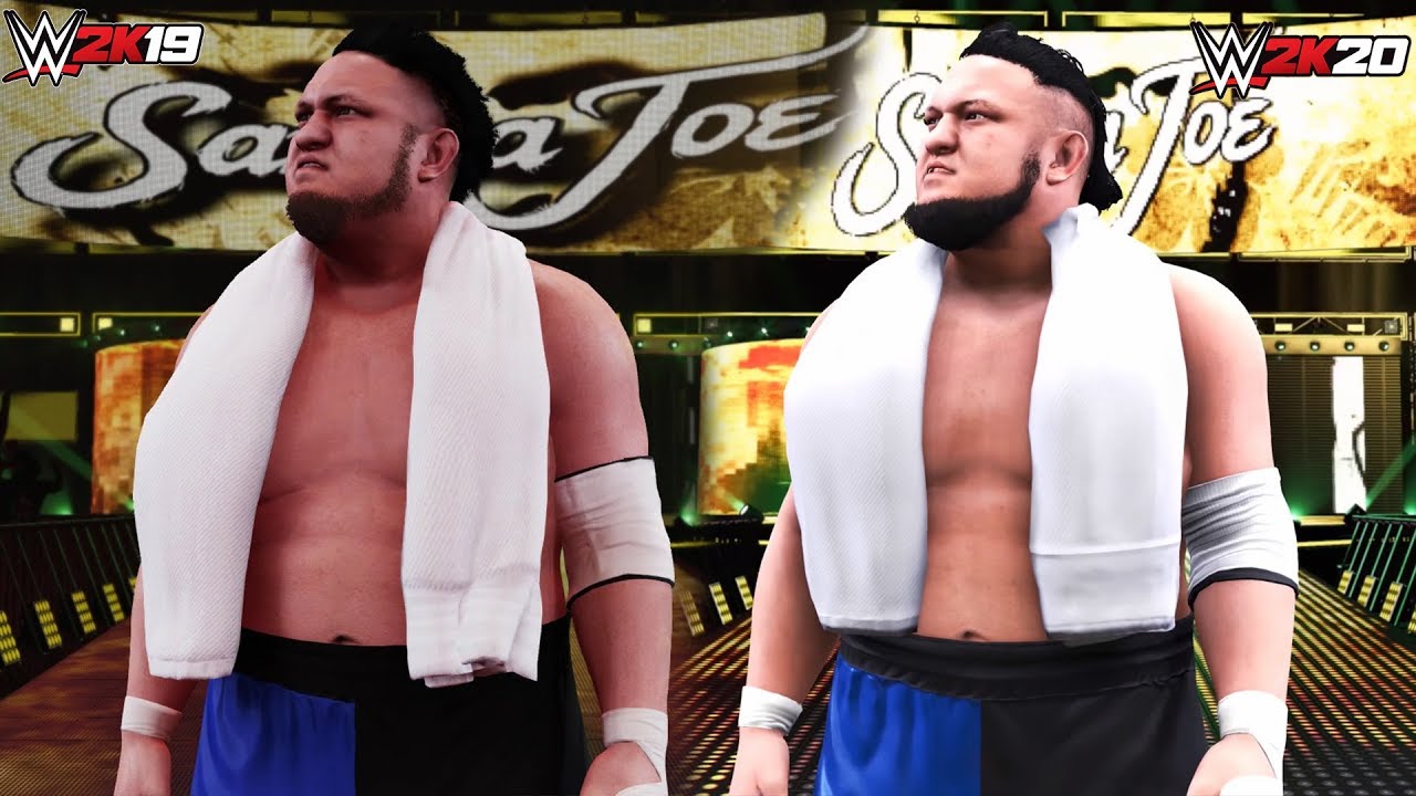 WWE 2K20 vs WWE 2K19 PC Mods: Samoa Joe Entrance Comparison! - YouTube