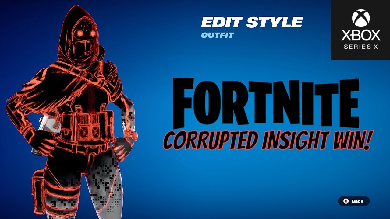 FORTNITE CORRUPTED INSIGHT WIN! XBOX CHAPTER 5 SEASON 4 - YouTube
