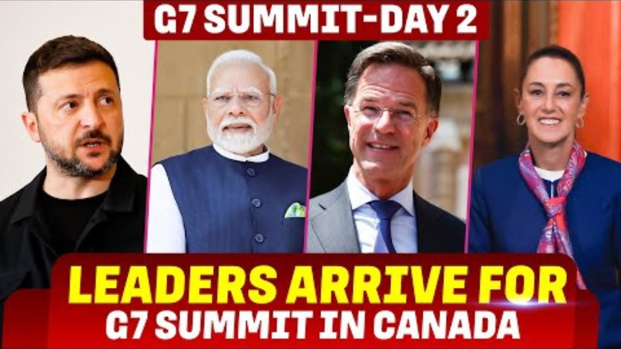 LIVE: G7 leaders And Guests Arrives For Summit At Kananaskis ...