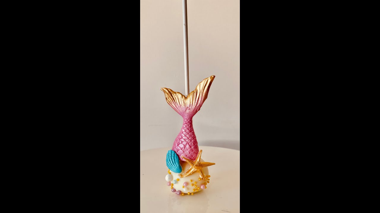 How to make mermaid tail cake - pops |EASY TUTORIAL| - YouTube