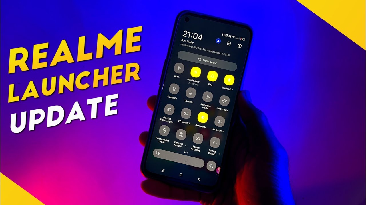 Realme system launcher update for Realme GT Master edition,Realme 7 pro ...