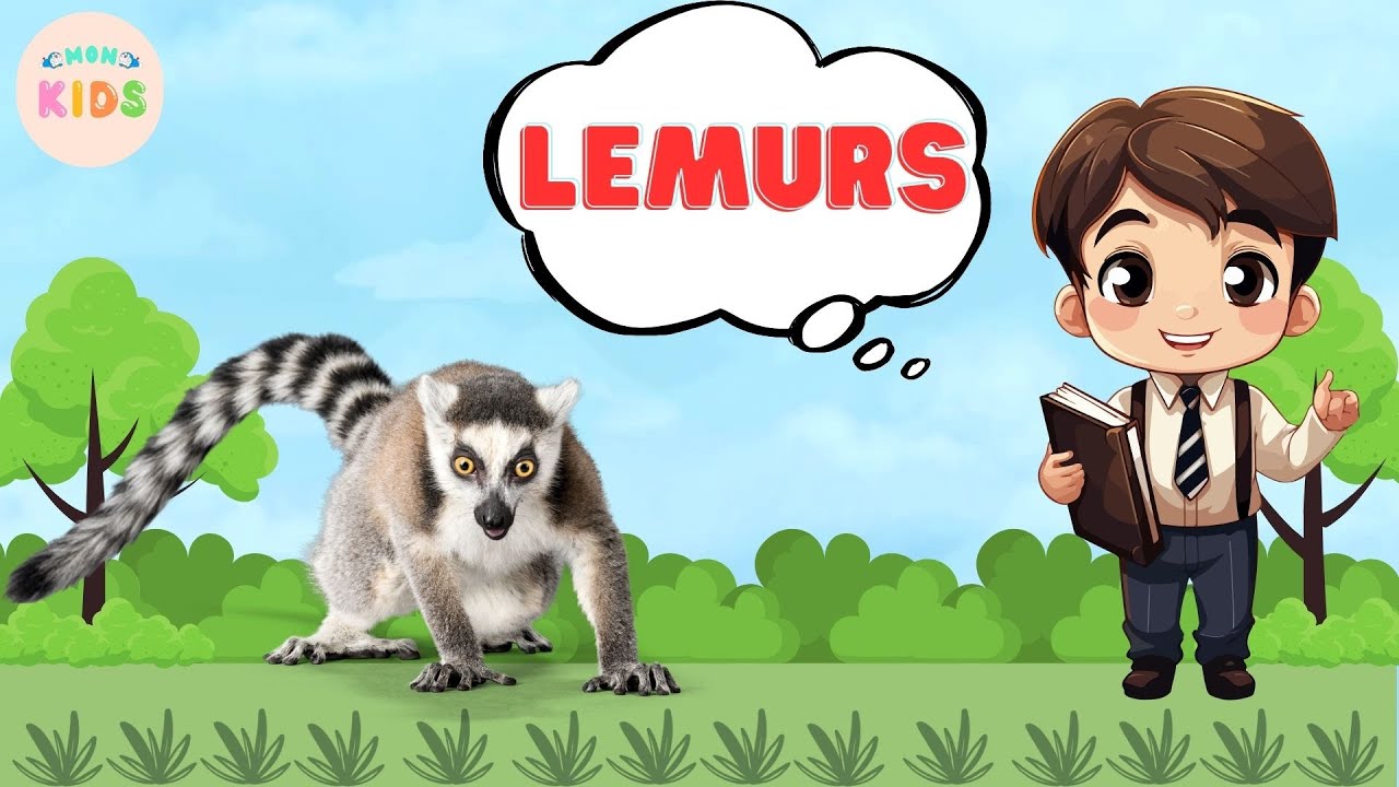 Lemurs Facts For Kids 😄 Learn All About Lemurs | MON Kids - YouTube