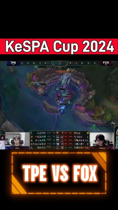 KeSPA Cup 2024 Group A TPE vs FOX #maple #betty #leagueoflegends #gaming - YouTube