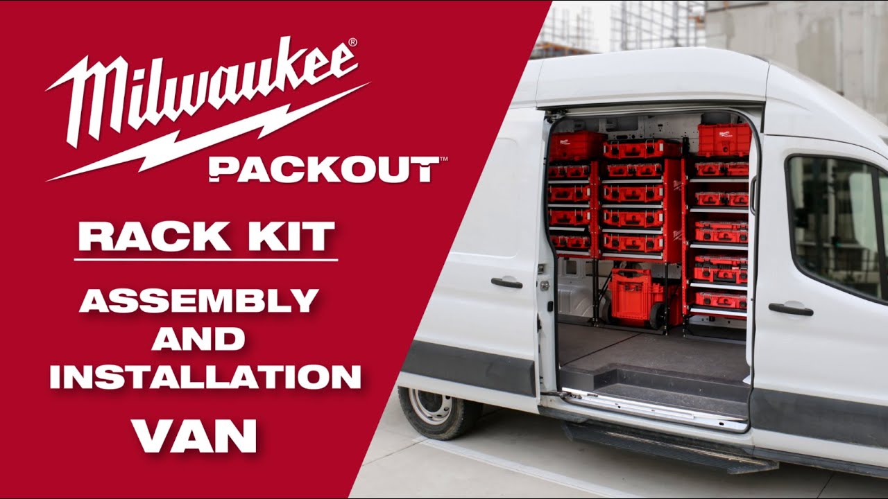PACKOUT Rack Kit | 48-21-8070 | Assembly and Installation - Van - YouTube