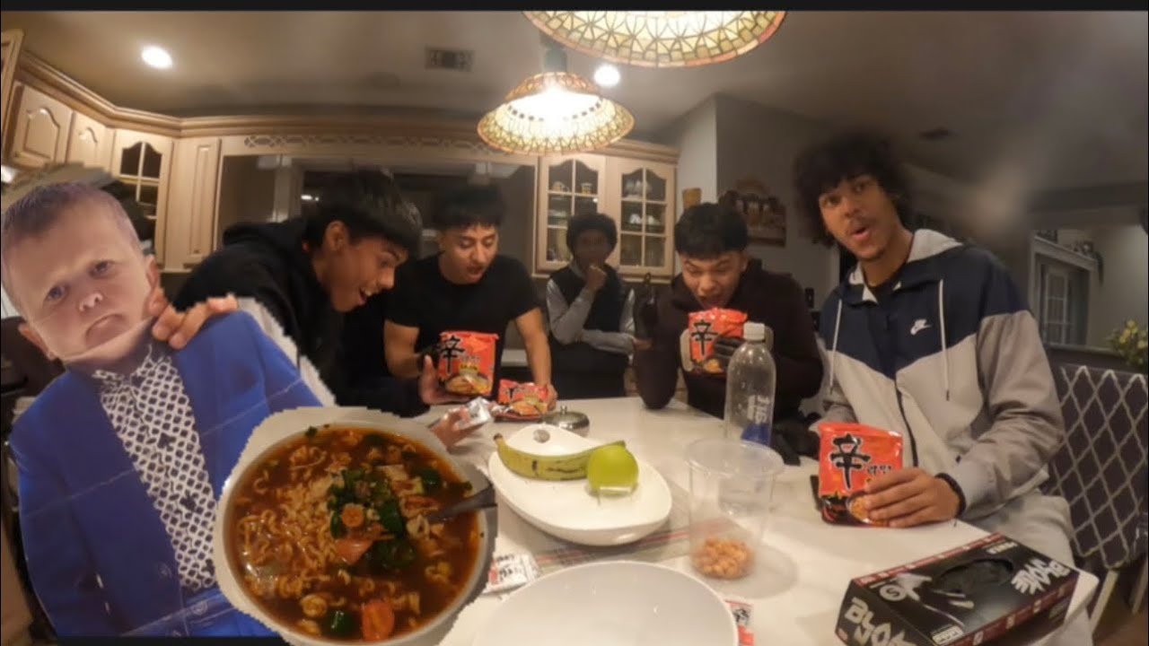 DAILY VLOG 13 (SPICY NOODLE CHALLENGE) ft Hasbulla - YouTube